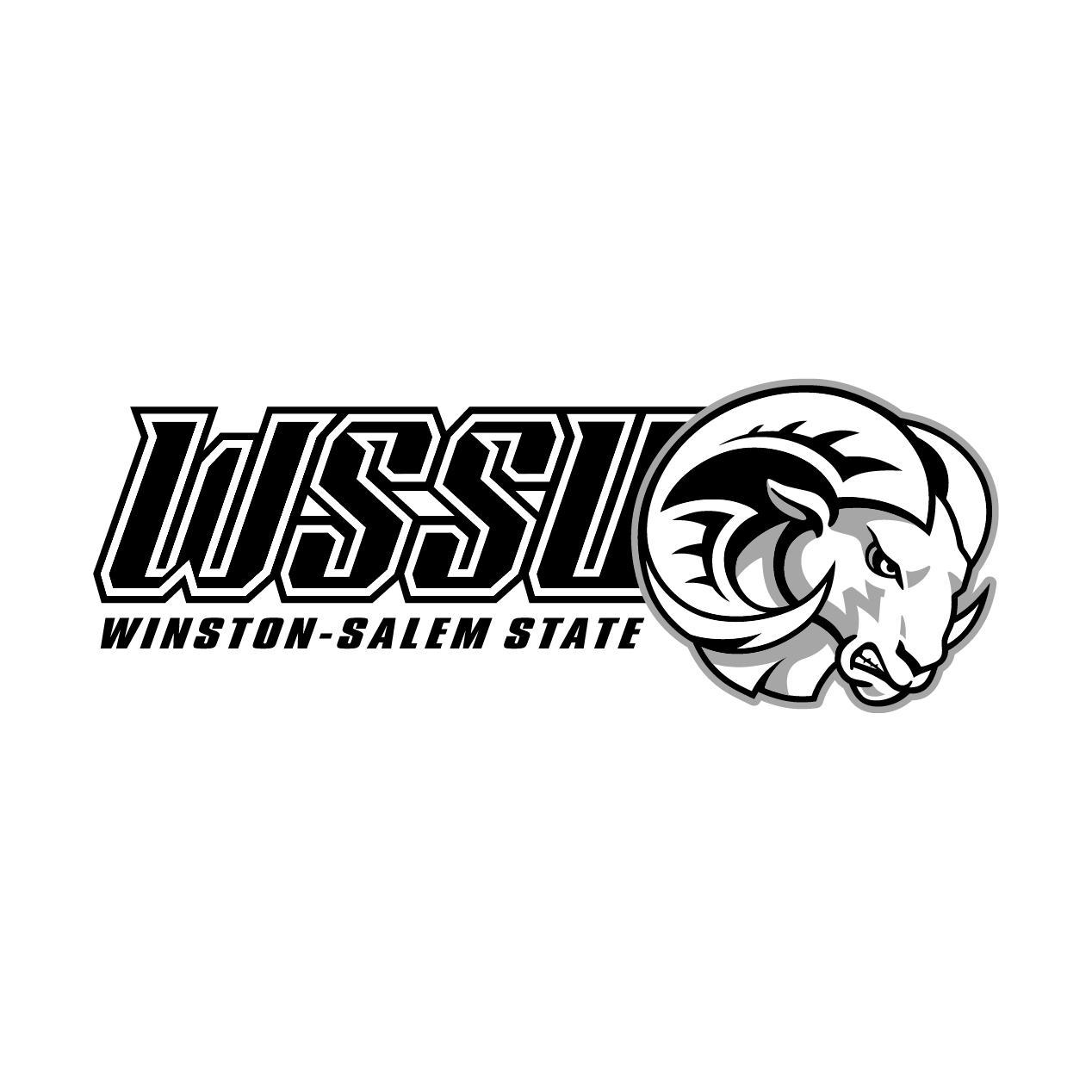 Ram Head Logo - Winston-Salem State University