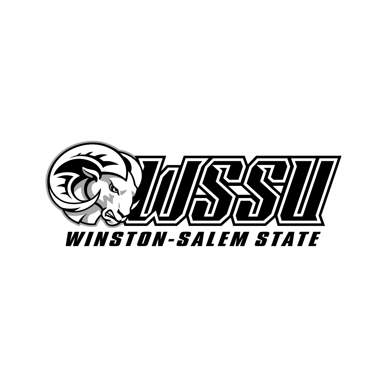 Ram Head Logo - Winston-Salem State University