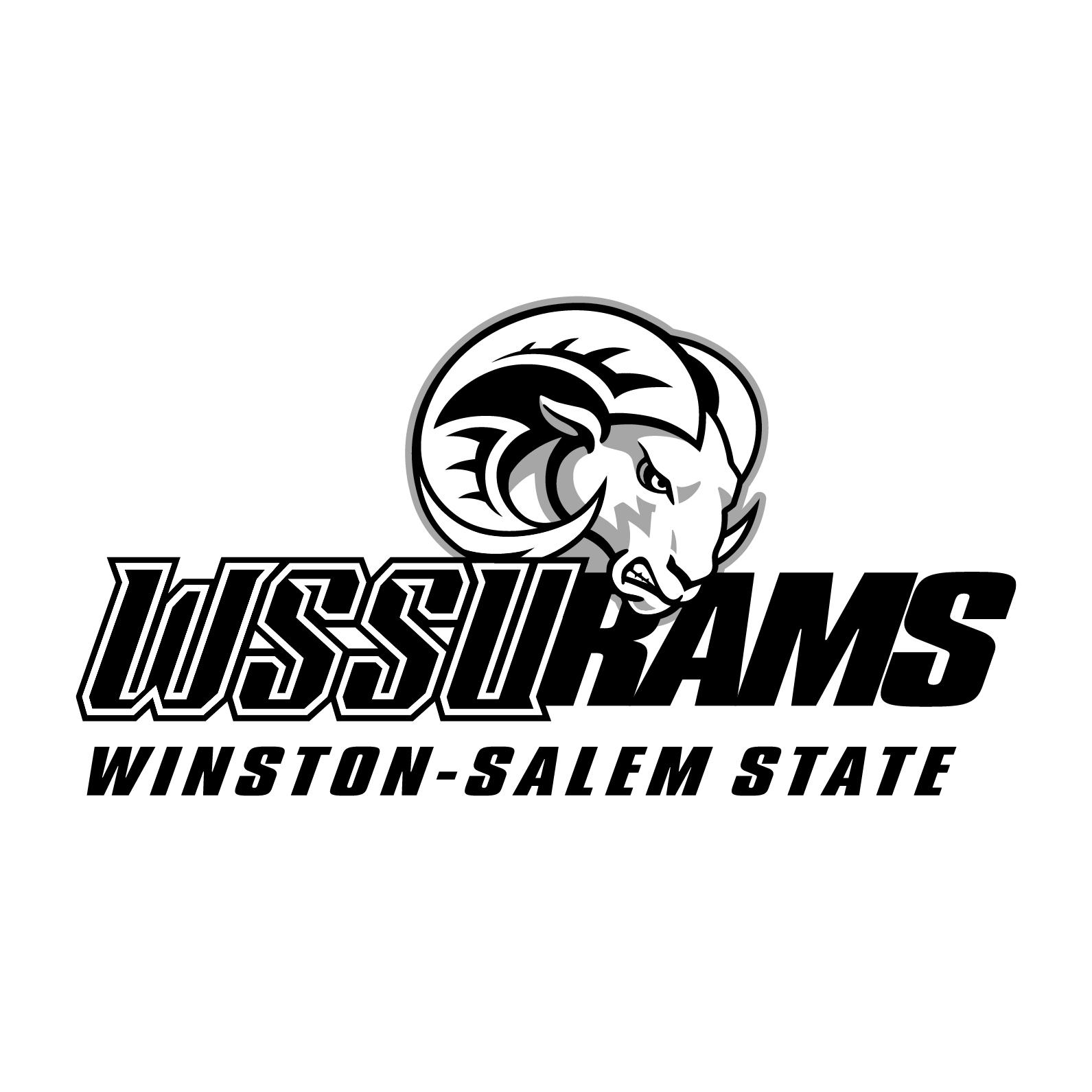 Ram Head Logo - Winston-Salem State University